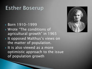 Theories on population | PPTX