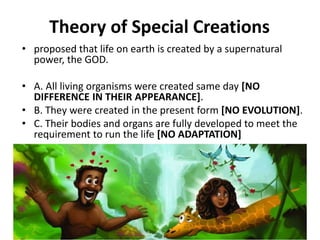 ZOO1 -Theories on the origin of life | PPTX