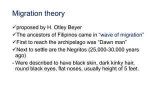 Theories on the origin of the filipinos | PPTX
