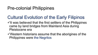 Theories on the origin of the filipinos | PPTX