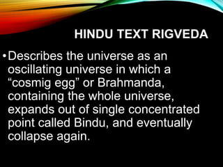 Theories on the origin of the universe | PPTX