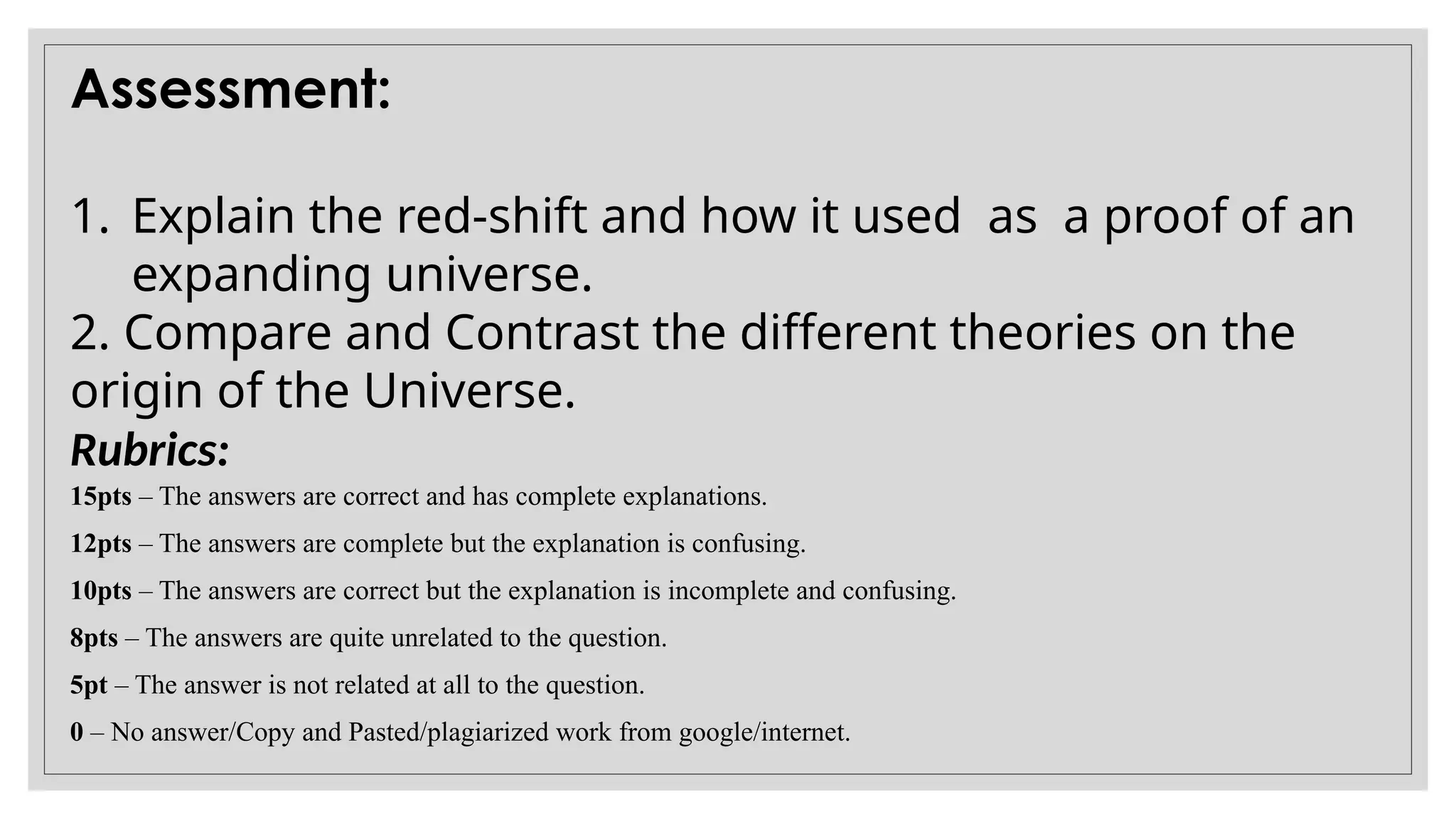 Theories on the origin of the universe.pptx