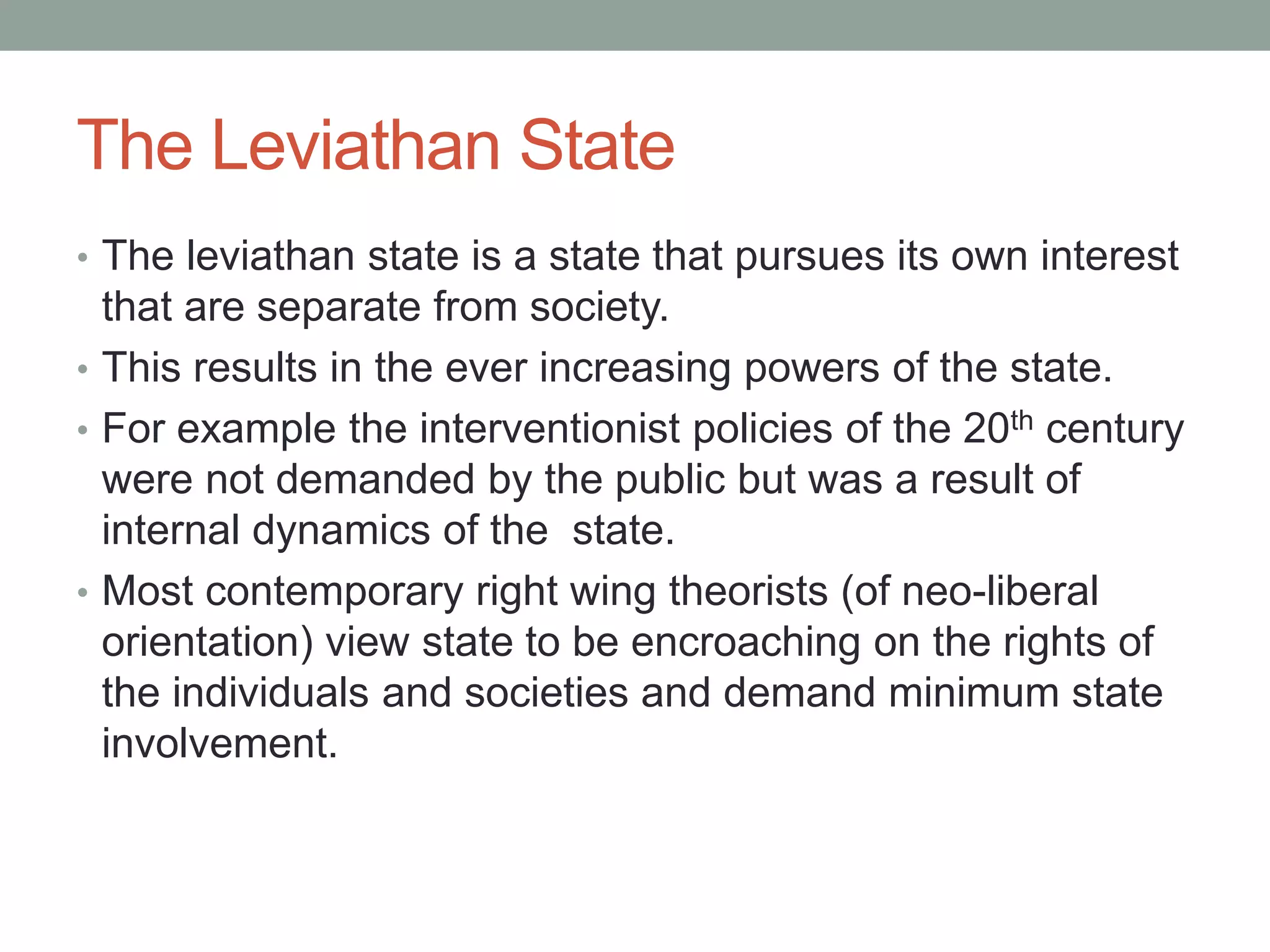 Theories on the state | PPTX