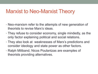 Theories on the state | PPTX