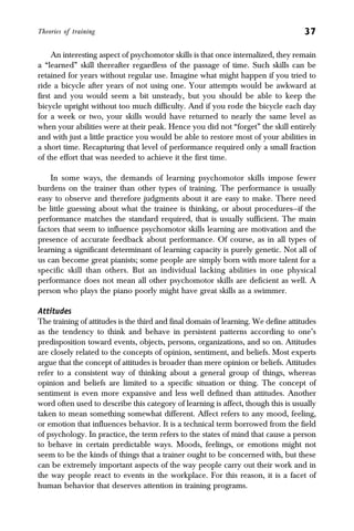 Theories on training and learning | PDF