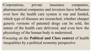Theories & perspectives on sociology of health & medicine | PPTX