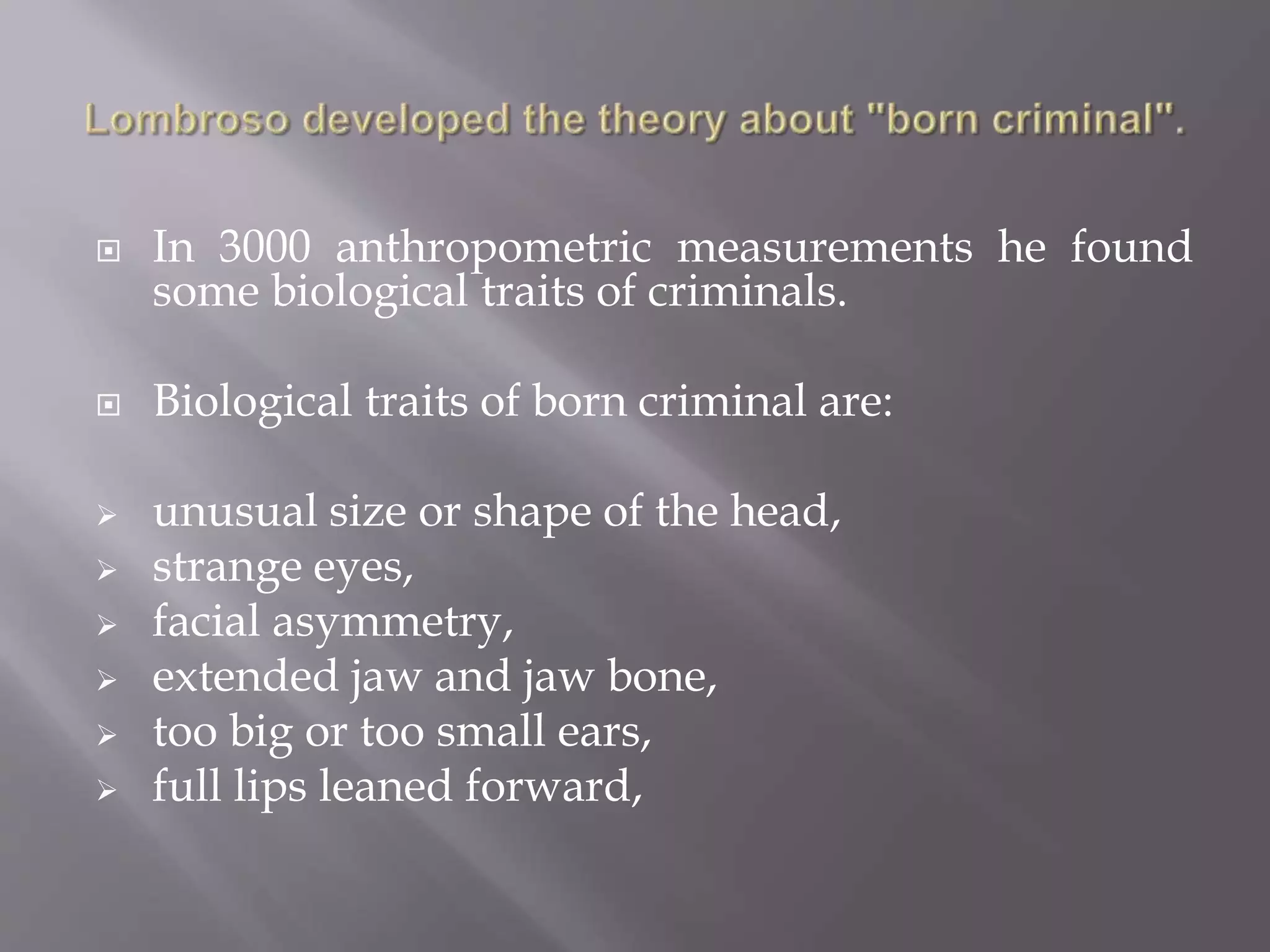 Theories related to physical appearance | PPTX