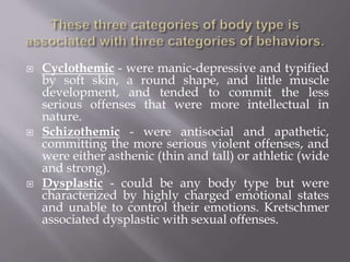 Theories related to physical appearance | PPTX