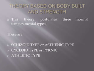 Theories related to physical appearance | PPTX