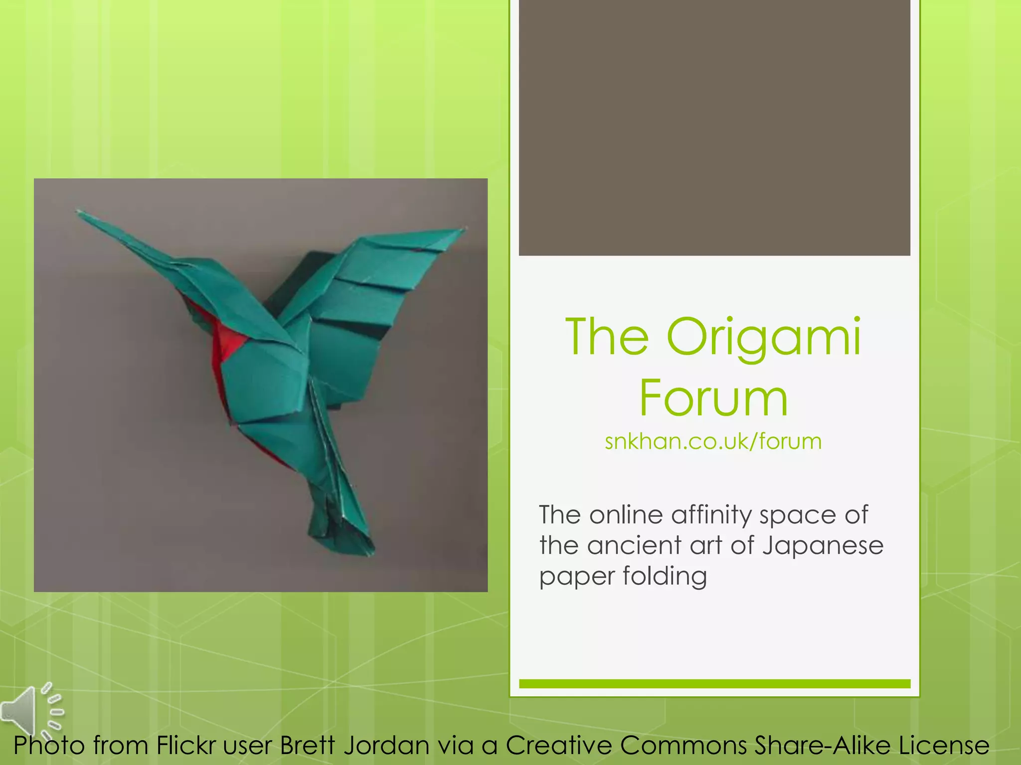 The origami forum | PPTX