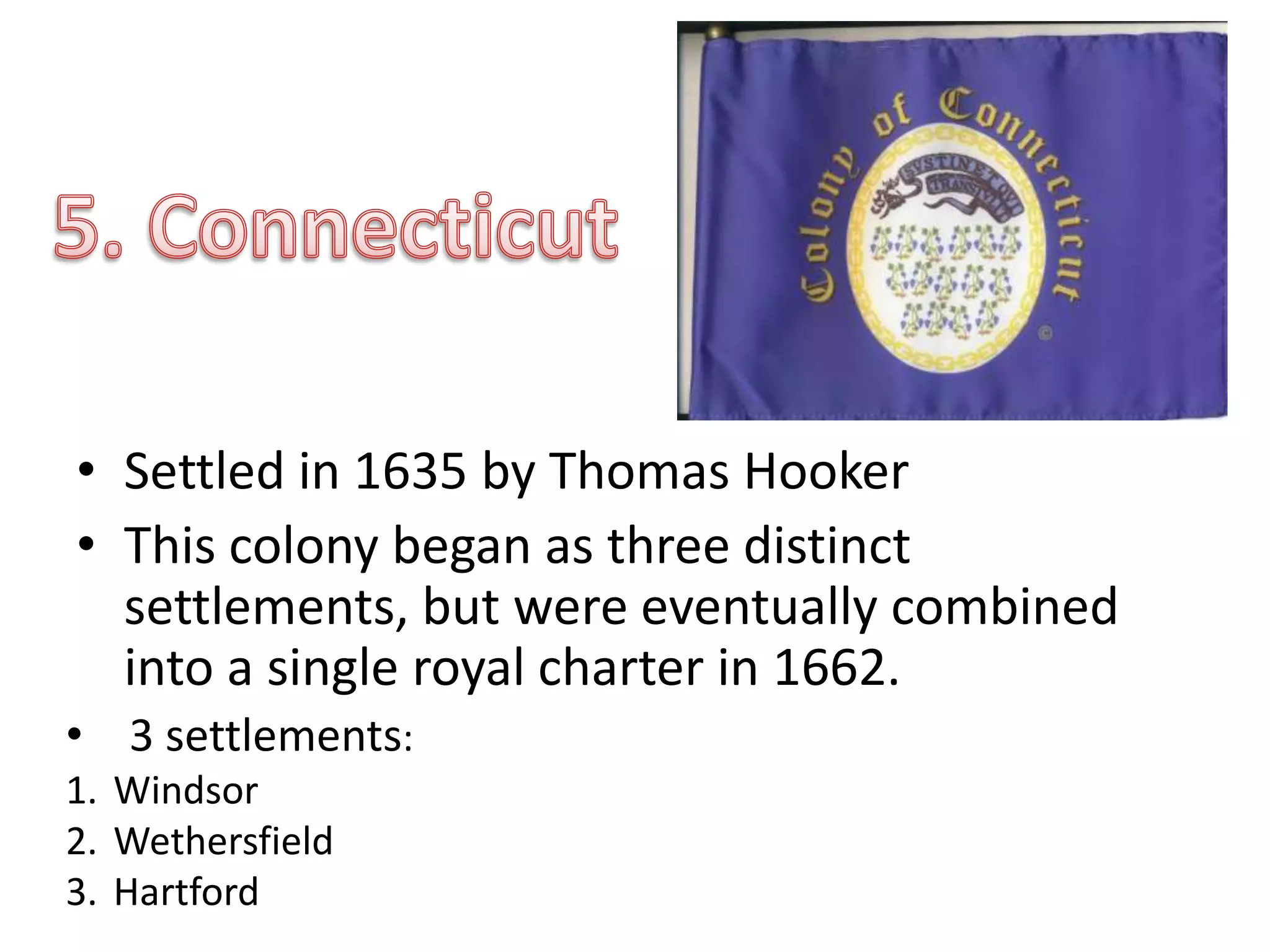 The original 13 colonies | PPTX