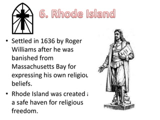 The original 13 colonies | PPTX | Christianity | Religion & Spirituality