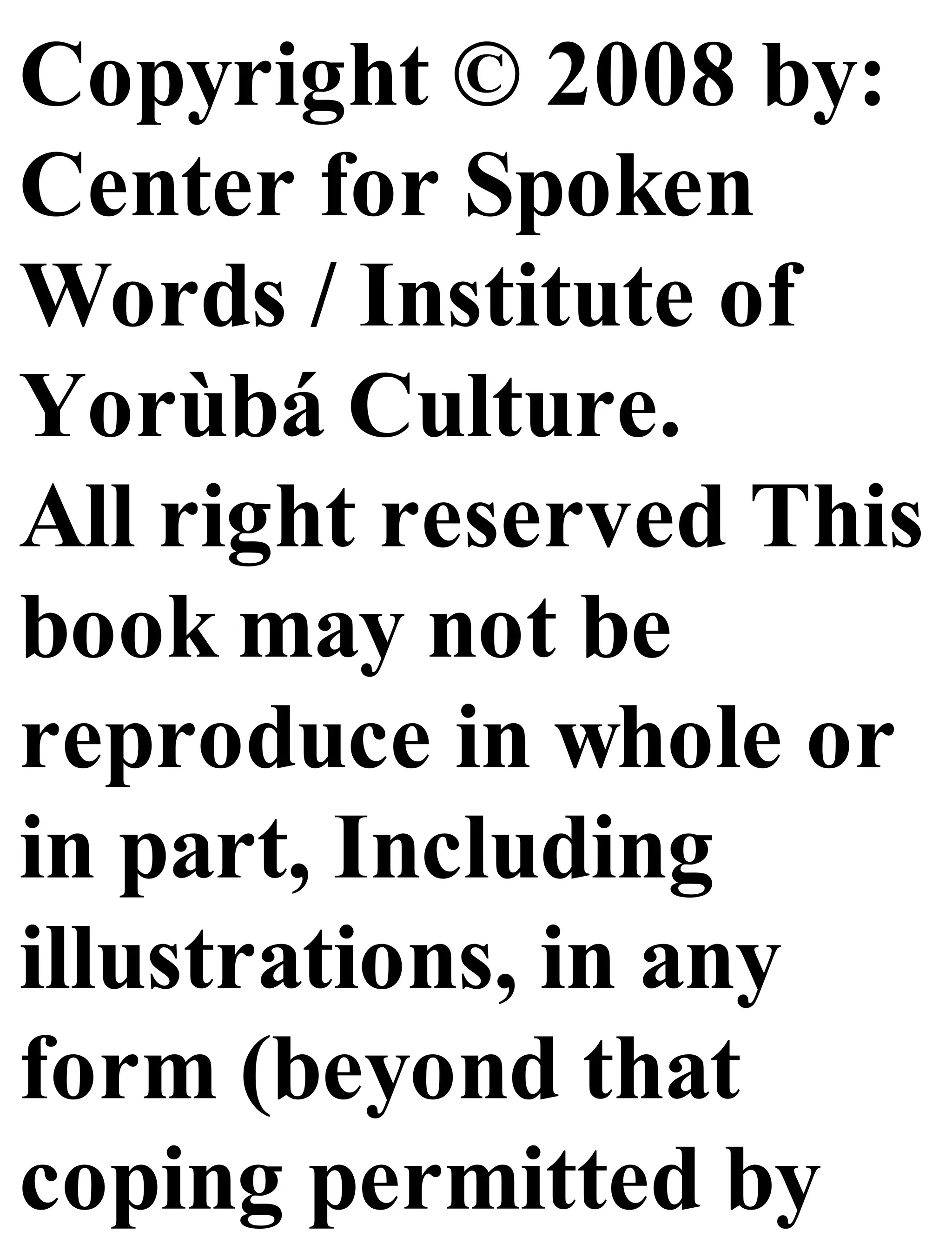 The original major odu ifa. ile 2 adedayo ologundudu | PDF