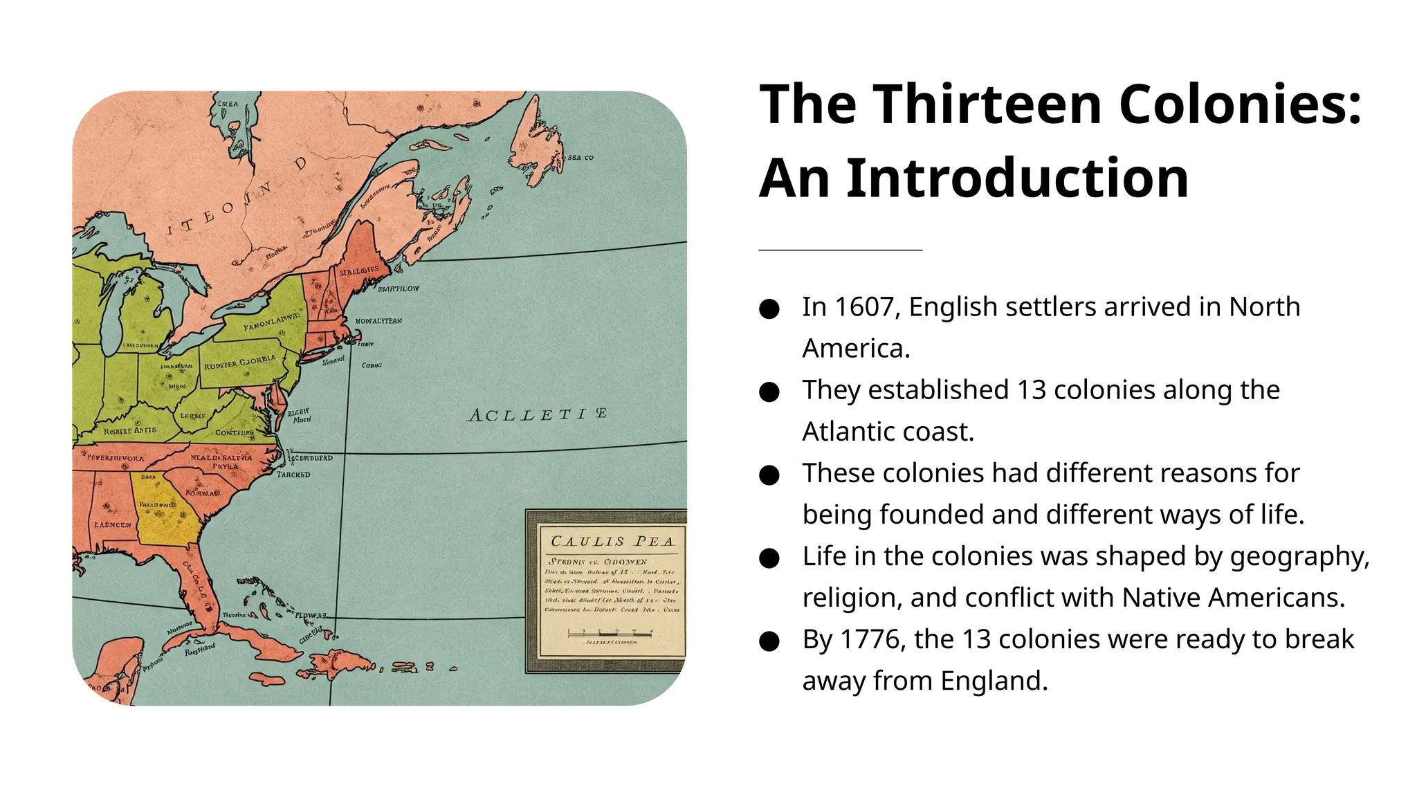 TheOriginalThirteenColonies8thGradeLessonSlideShowPresentationEDITABLE ...
