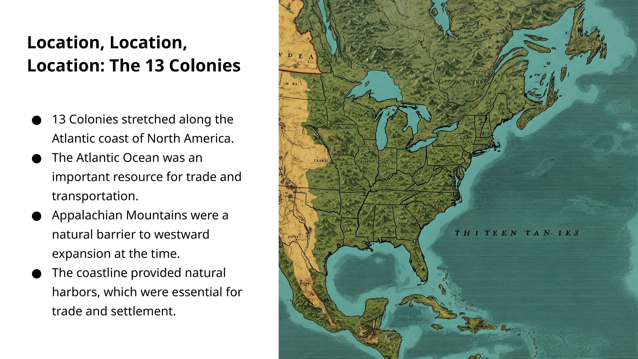 TheOriginalThirteenColonies8thGradeLessonSlideShowPresentationEDITABLE ...