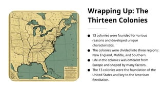 TheOriginalThirteenColonies8thGradeLessonSlideShowPresentationEDITABLE ...