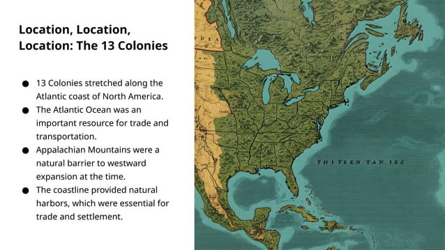 TheOriginalThirteenColonies8thGradeLessonSlideShowPresentationEDITABLE ...
