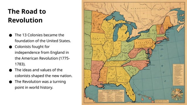 TheOriginalThirteenColonies8thGradeLessonSlideShowPresentationEDITABLE ...