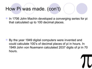 The Origin And History Of Pi By Nikitha Reddy | PPT