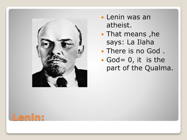 The origin of atheism from islam | PPT