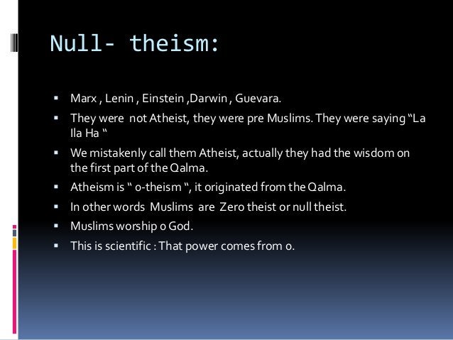 The origin of atheism from islam | PPT