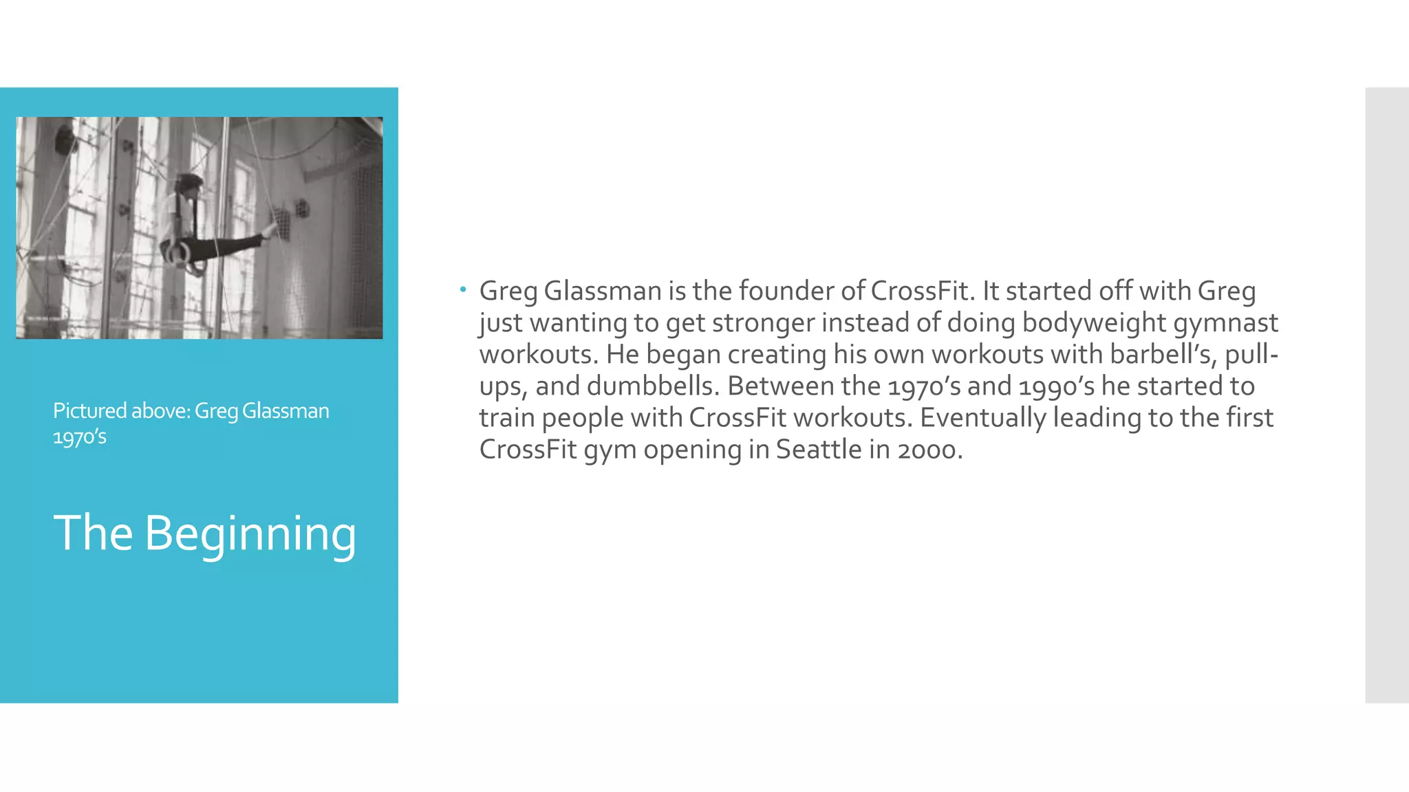 The origin of CrossFit | PPTX