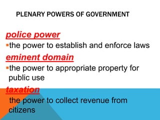 The origin of government | PPTX