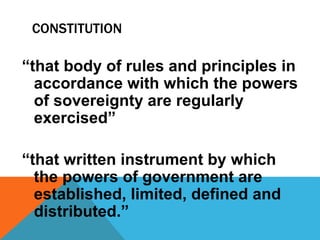 The origin of government | PPTX