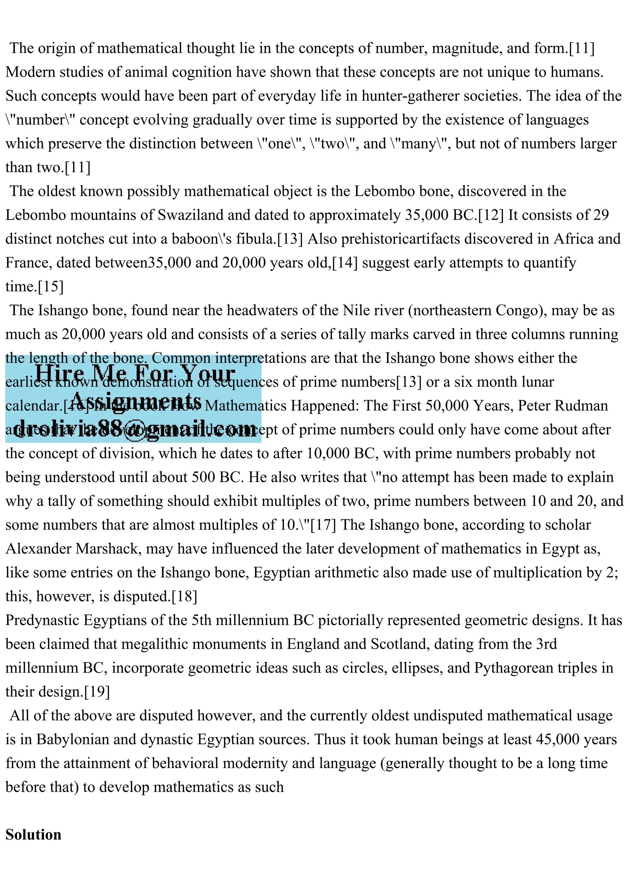 The origin of mathematical thought lie in the concepts of number, m.pdf