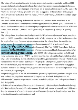 The origin of mathematical thought lie in the concepts of number, m.pdf