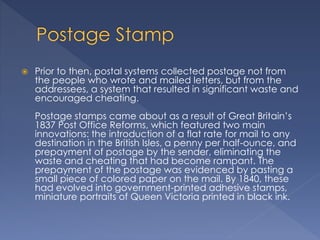 The Origin of Postage Stamps | PPT