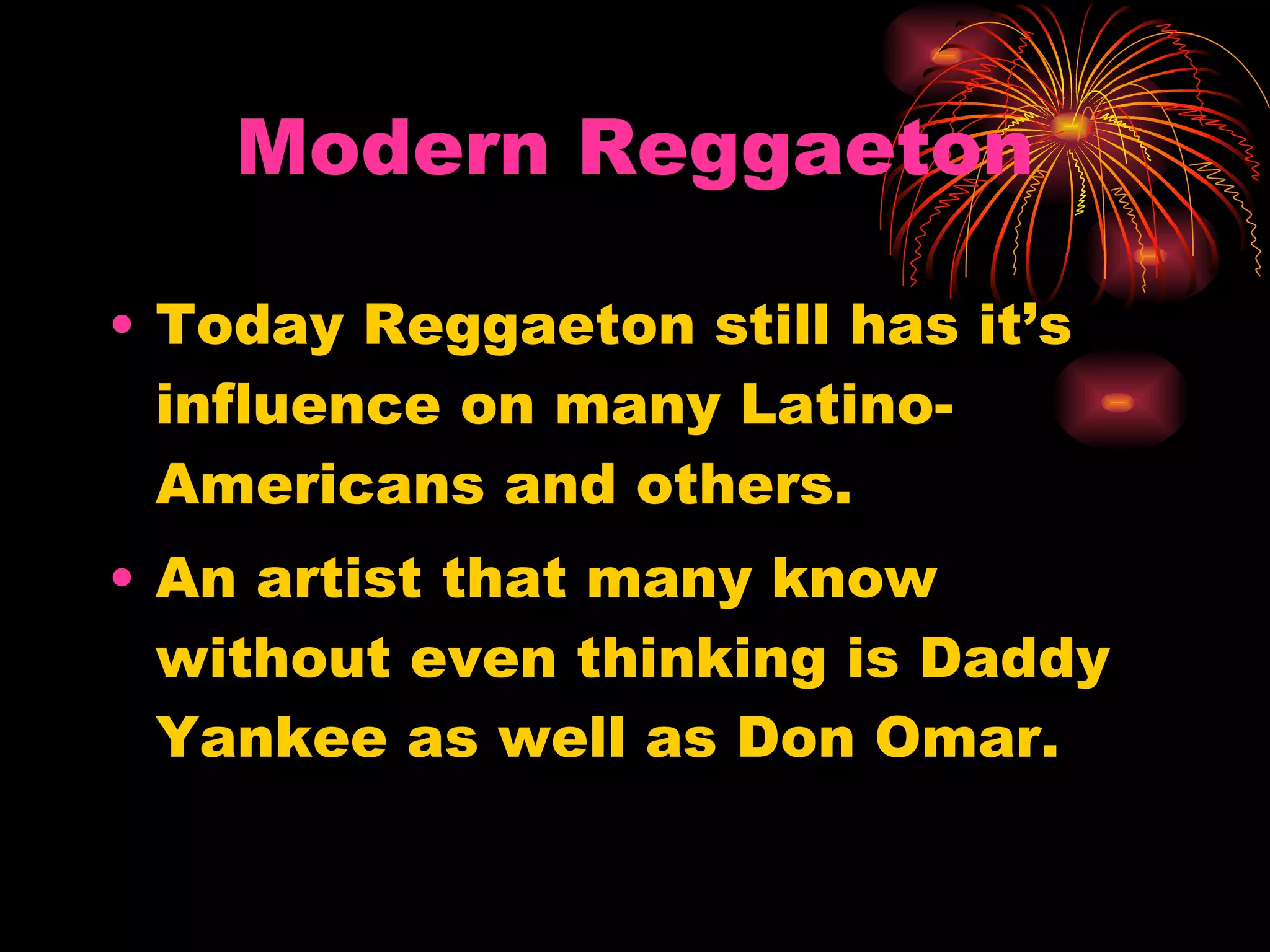 The origin of reggaeton | PPT