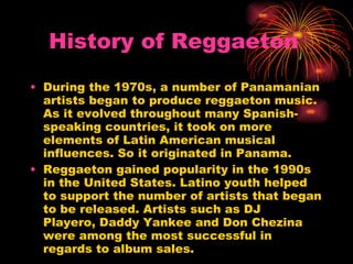 The origin of reggaeton | PPT