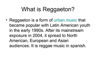 The origin of reggaeton | PPT