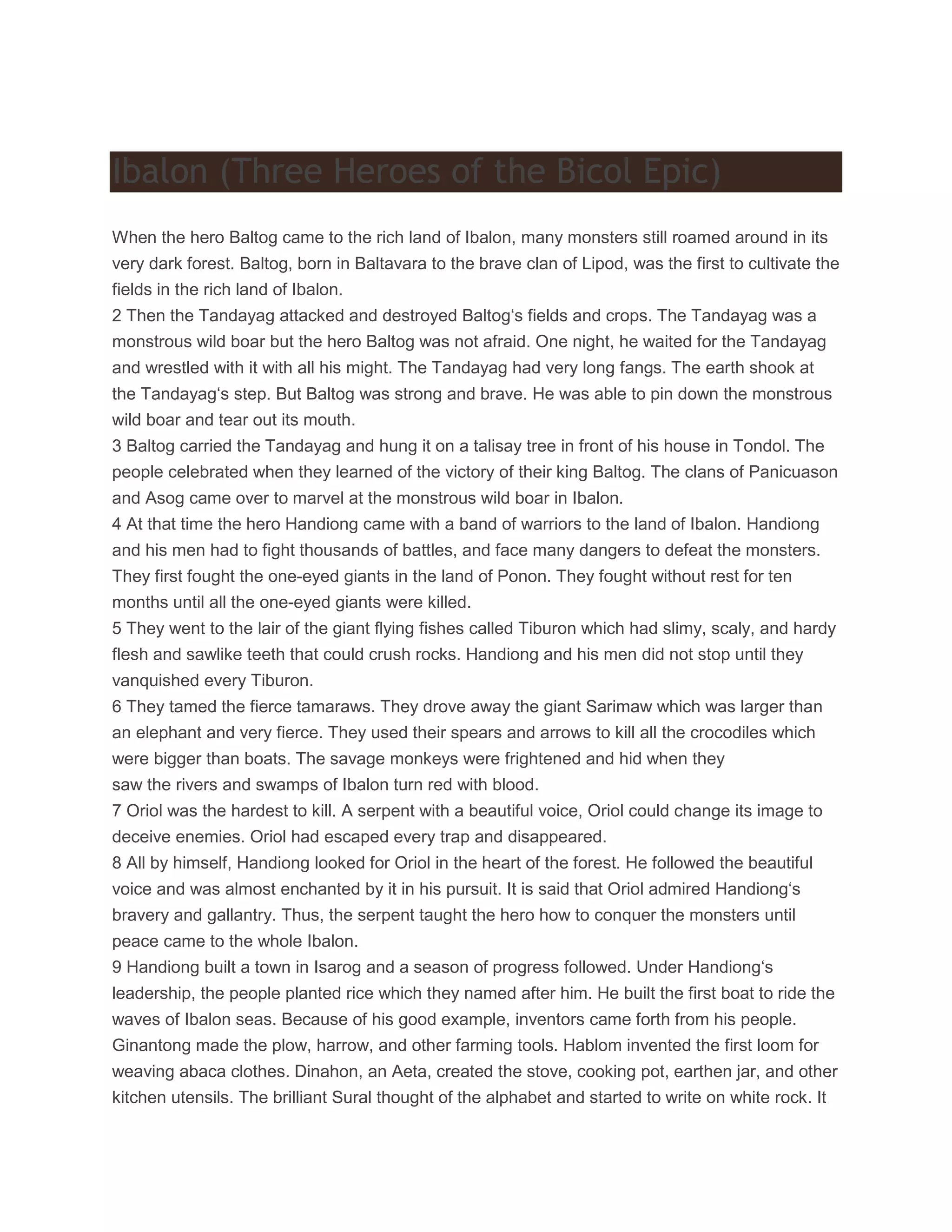 The origin of rice | DOCX