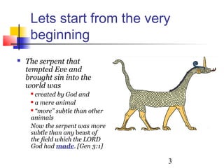 The origin of sin and WHO is responsible for your sins? | PPT