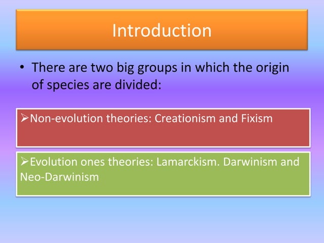 The origin of species | PPTX | Genetics | Science