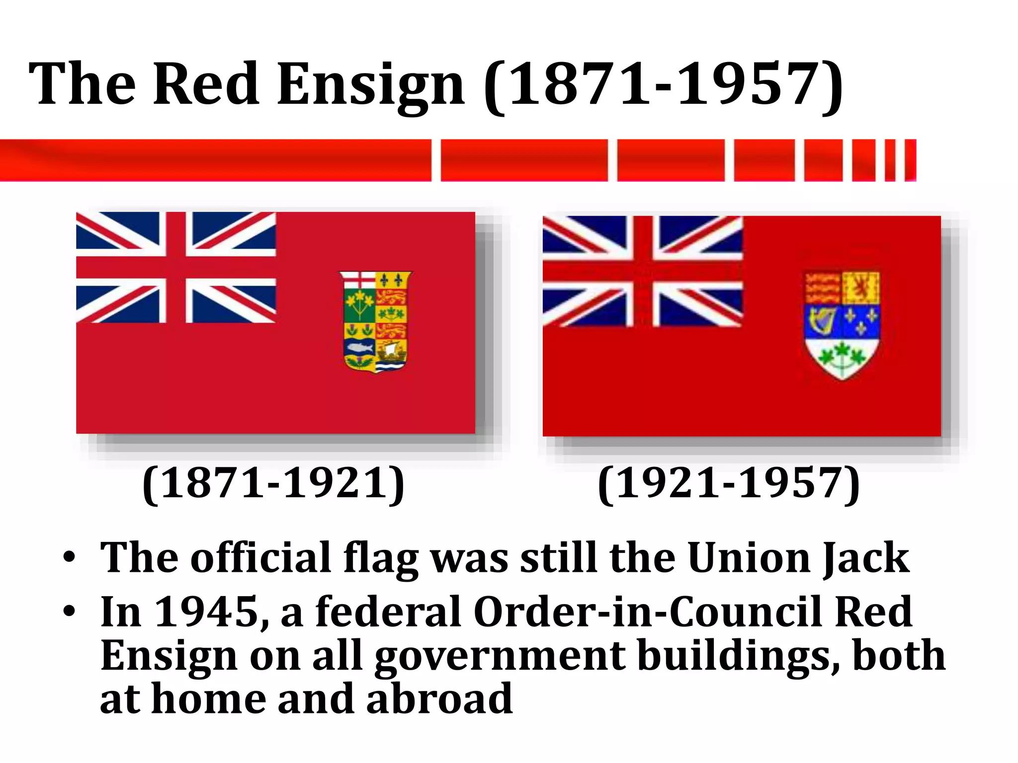 The Origin of the Canadian Flag | PPTX