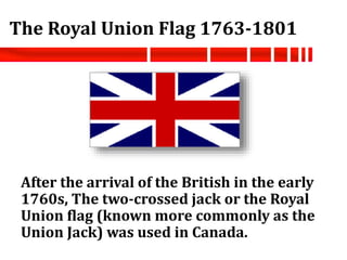 The Origin of the Canadian Flag | PPTX