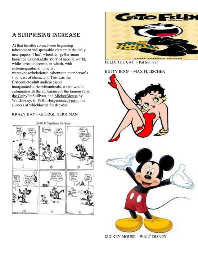 The origin of the comic stories | PPT