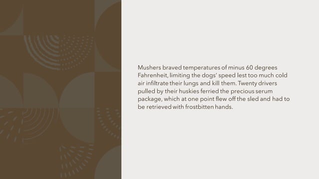 The Origin of the Iditarod Trail Sled Dog Race | PPT