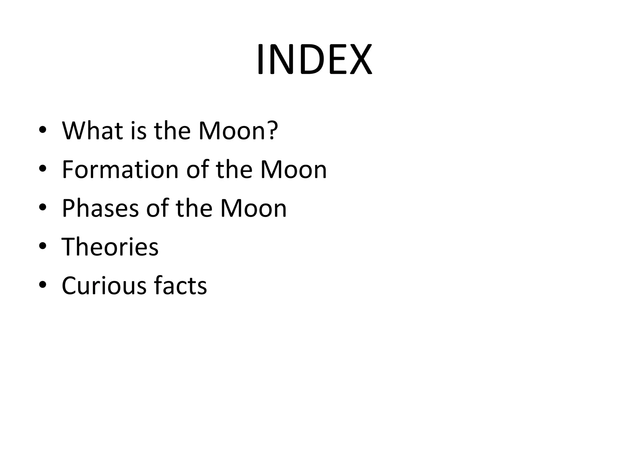 The origin of the moon | PPTX