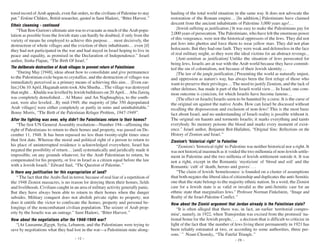 The origin of the palestine israel conflict | PDF