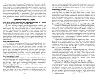 The origin of the palestine israel conflict | PDF