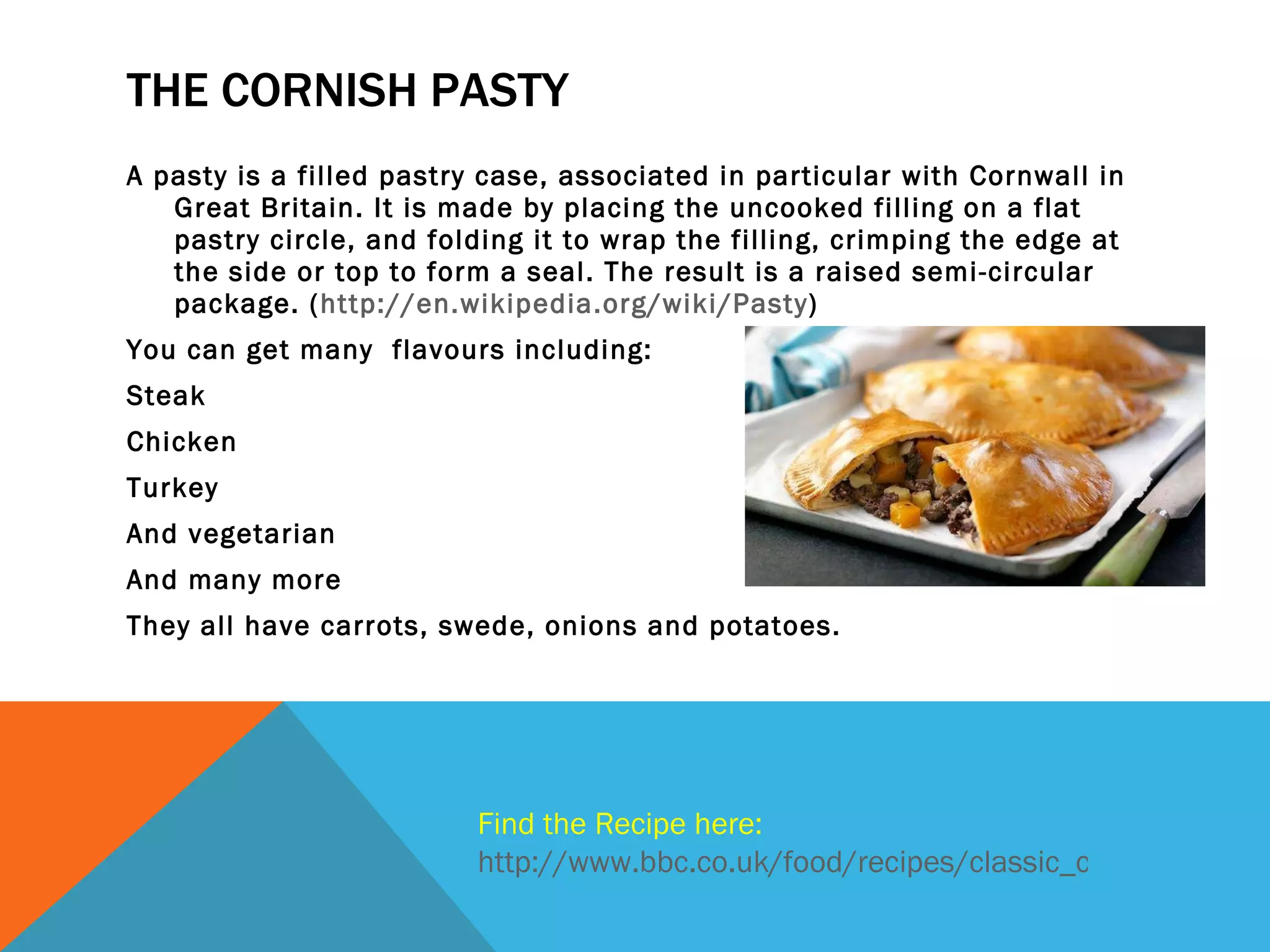 The origin of the pasty, and myths and legends | PPT