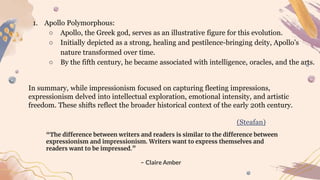 The origin of the word “Expressionism”.. | PPTX | Modern Art | Fine Art