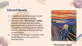 The origin of the word “Expressionism”.. | PPTX | Modern Art | Fine Art