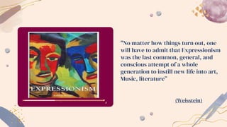 The origin of the word “Expressionism”.. | PPTX | Modern Art | Fine Art