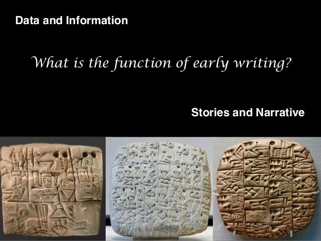 The Origin of Writing