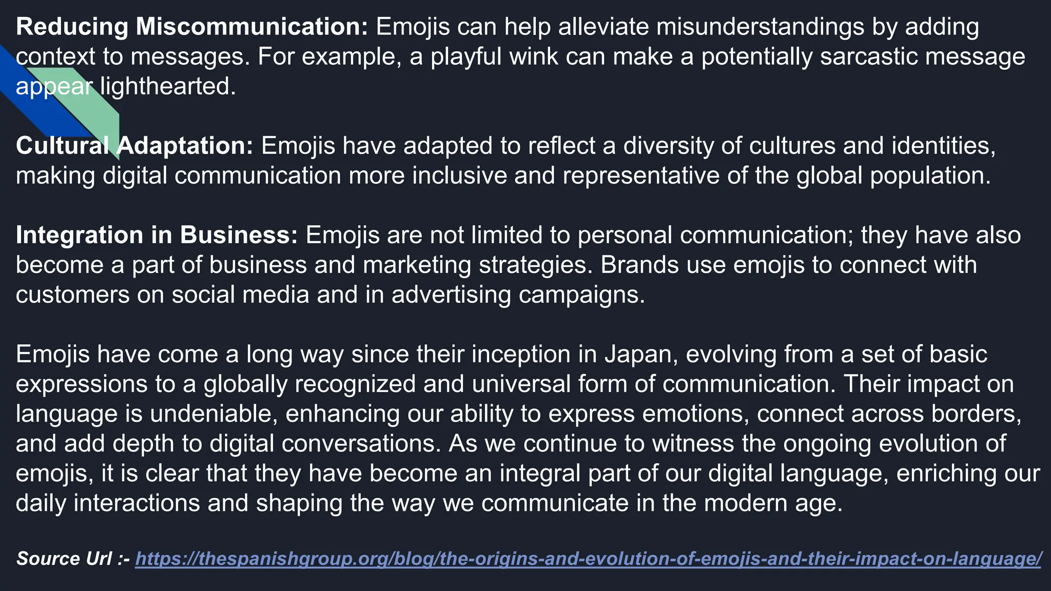 The Origins and Evolution of Emojis and Their Impact on Language | PPTX